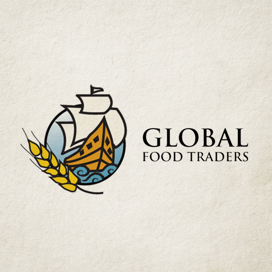 Global Food Traders logotype – Design with Purpose by Yuriko Zakimi